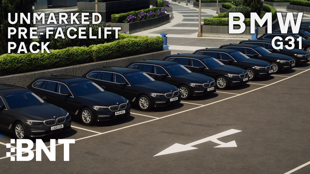 Met BMW G31 - Unmarked Pre-Facelift Pack – BNT Modding